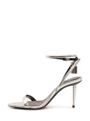TOM FORD Pointed Toe Naked Sandal - Silver