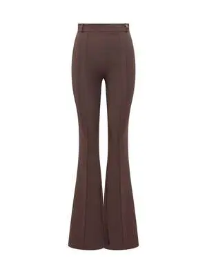 Elisabetta Franchi High-waisted Trousers - Cacao