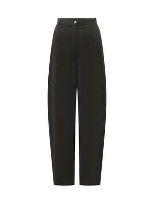 Elisabetta Franchi Sophisticated Trousers With Sharp Pleats
