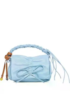 Desigual Bow-detail Braided-handle Handbag - Blue