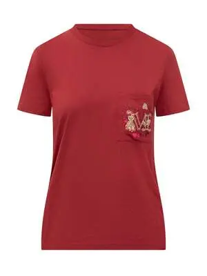 Max Mara Logo T-shirt - Rosso