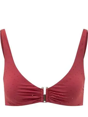 Sundek Mini Bralette Bikini Top - Deep Scarlet