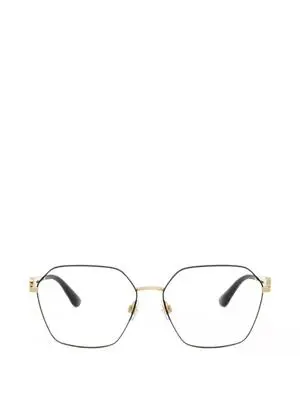 Dolce & Gabbana Geometric-frame Glasses - Gold