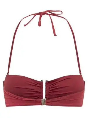 Sundek Mini Bikini Top - Deep Scarlet