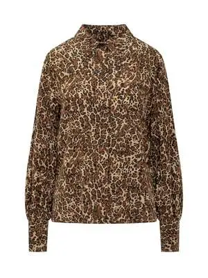Isabel Marant Étoile Print Silk Blend Shirt
