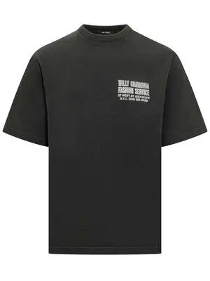 WILLY CHAVARRIA Stampaint Graphic Mini T-shirt - Black