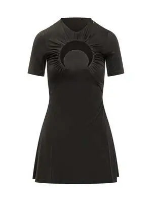 Marine Serre Gathered Cocktail Dresses