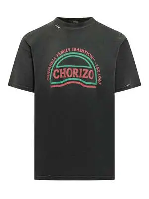 WILLY CHAVARRIA Graphic Stamp T-shirt Release - Black