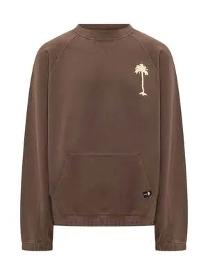 Palm Angels Feel High Regular Crew Sweatshirt