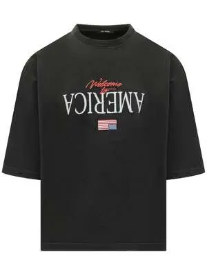 WILLY CHAVARRIA Stampaint Front T-shirt - Black