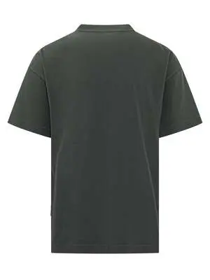 Palm Angels Patch Paint Print Regular-fit T-shirt