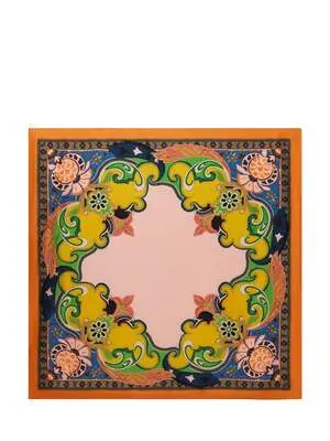 Etro 90x90 Fashion Scarf - Arancio