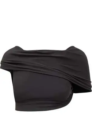 Casablanca Elegant Mini Draped Top For Fall