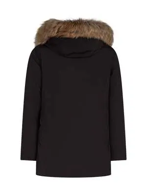 Woolrich Wool-blend Parka Jacket With Down Insulation