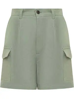 Woolrich Linen Blend Shorts - Sage