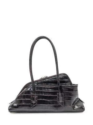 Attico Mini Elegant Shoulder Bag - Coffee