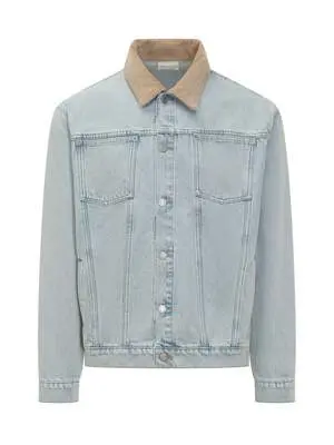 Drole De Monsieur Denim Jacket - Light Blue