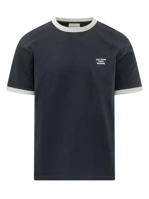 Drole De Monsieur Slogan T-shirt - Navy