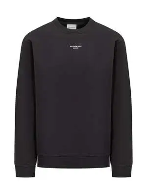 Drole De Monsieur Minimal Logo Sweatshirt - Black