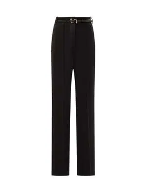 Sportmax High-waisted Trousers - Nero