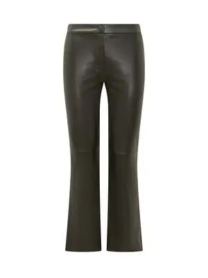 MAX MARA`S Bootcut Trousers - Verde Boreale