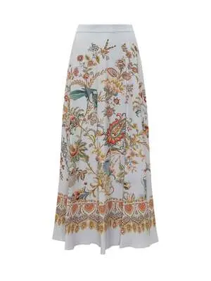 Etro Printed Skirt For Spring/summer 2026 - Azzurro
