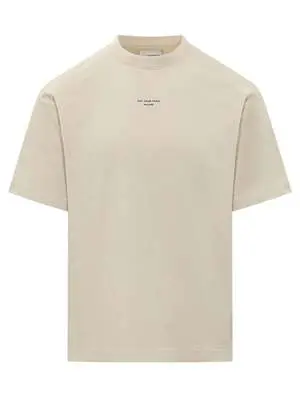 Drole De Monsieur Logo T-shirt - Mastic