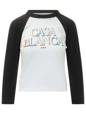 Casablanca Cotton Baseball Tee