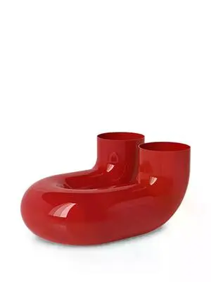 ARTETICA U Glazed-ceramic Vase - Red