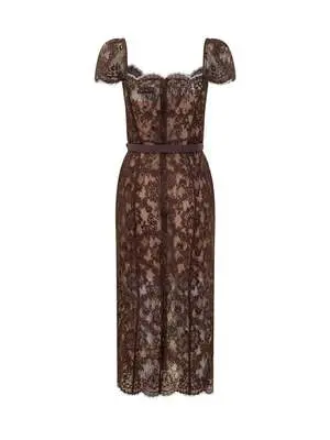 SELF-PORTRAIT Floral Midi Dress For Fall 2026