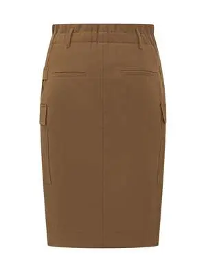IRO PARIS Cargo Mini Skirt - Camel Natural