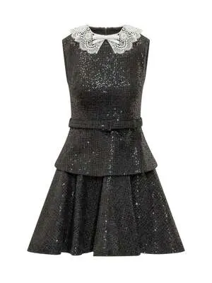 SELF-PORTRAIT Sequin Mini Dress