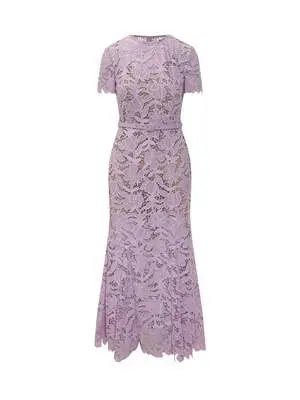 SELF-PORTRAIT Midi Dress - Lilac