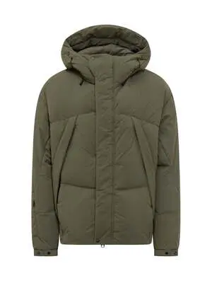 JG1 Hooded Puff Down Jacket - Army