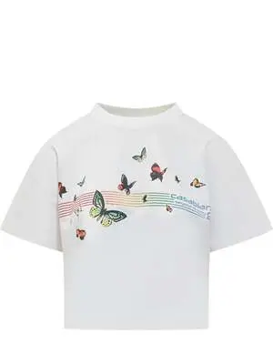 Casablanca Farfalle Print T-shirt