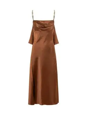 Rebecca Vallance Phoenix Rose Midi Dress - Bronze