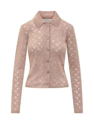 Marine Serre Long Sleeve Shirts For Women