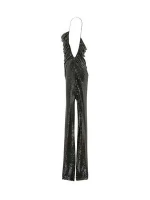 SELF-PORTRAIT Rhinestone-embellished Maxi Dress