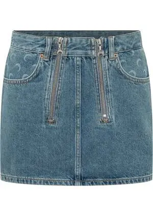 MARINE SERRE Mini Skirt For Spring/summer 2026 - Light Blue