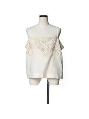 MULLER OF YOSHIOKUBO Arabesque-lace Top - White
