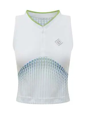 Casablanca Sporty Racer Tank Top