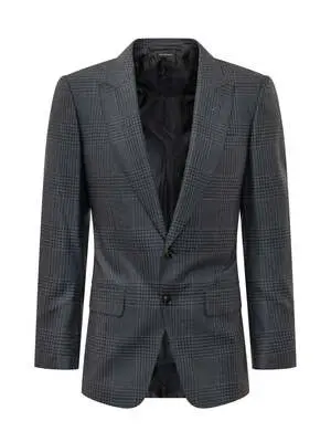 TOM FORD Single-breasted Checked Blazer
