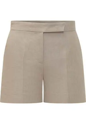 Max Mara Tailored Linen Shorts