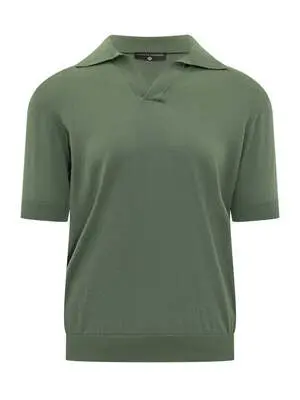 FILIPPO DE LAURENTIIS Mini Polo Short Sleeve For Summer 2025