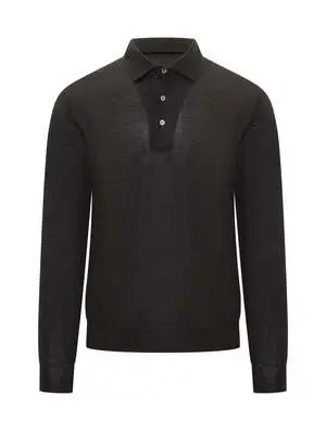 FILIPPO DE LAURENTIIS Luxury Wool Polo For The Modern Wardrobe