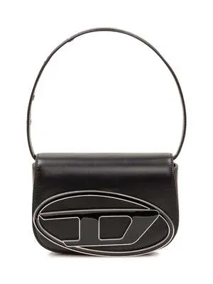 DIESEL® 1dr Shoulder Handbag With Logo - Nero