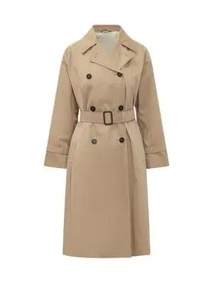 WEEKEND SIGNATURE MAX MARA Signature Trench Coat With Belt And Revers - Pannello