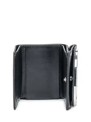DIESEL® Genuine Leather Card Wallet - Black
