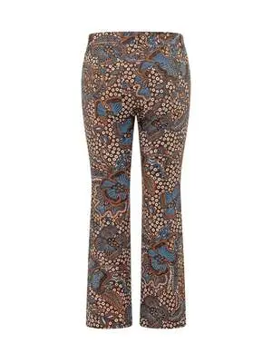 Max Mara Floral Print & Polka Dot Trousers - Ornamentale