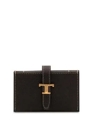TOD`S Tim Accordion Mini Wallet - Nero